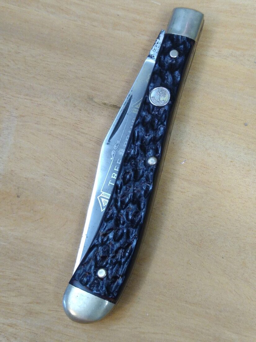 Böker Solingen Germany Tree Brand #93 Jigged Black Large Slimline ...