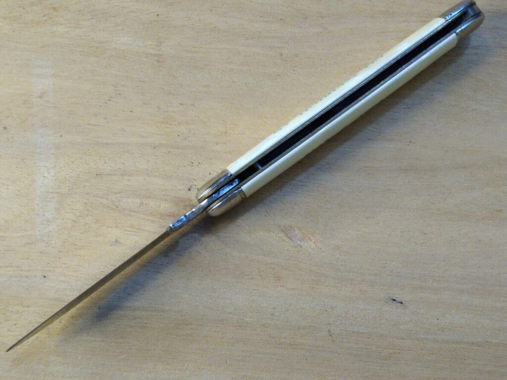 Vintage Imperial Gravity Lock/Trick Close Pocket Knife – Printing on ...