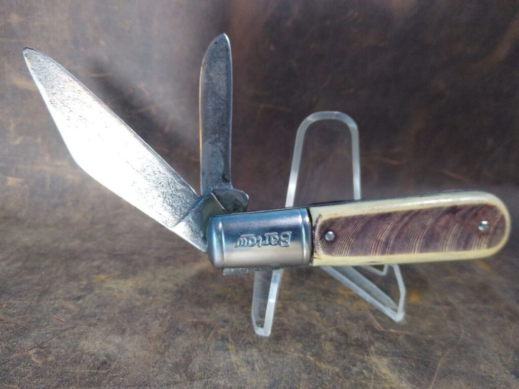 Vintage Colonial Knife Co. Two Blade Barlow Folding Pocket Knife[Used ...
